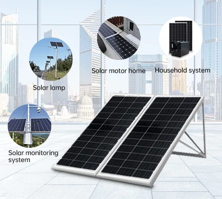 Qibu Glass Laminated Solar Panel 18v 36v 300w 350w Monocrystalline ...