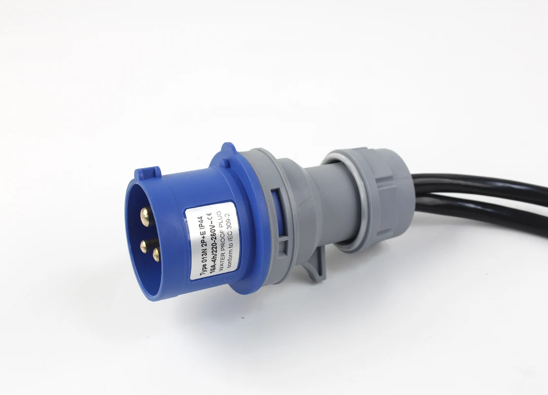 Johnn Ip44 Red Waterproof 3p16a Industrial Plug And Socket With Adapter ...