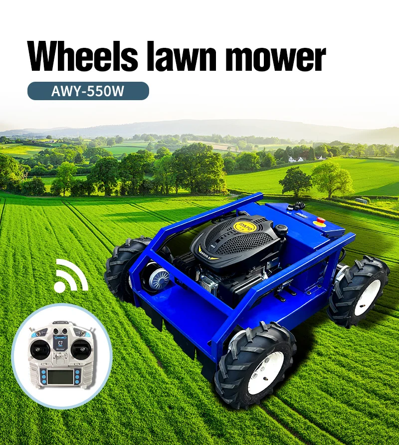 Zero-turn Crawler Smart Lawn Mower Compact Portable Automatic Cruise ...