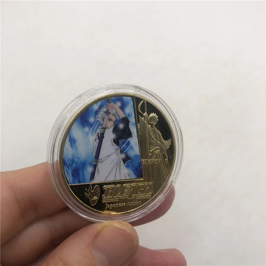 5types Japanese Anime Bleach Gold Commemorative Coin 24k Gold Coin For ...
