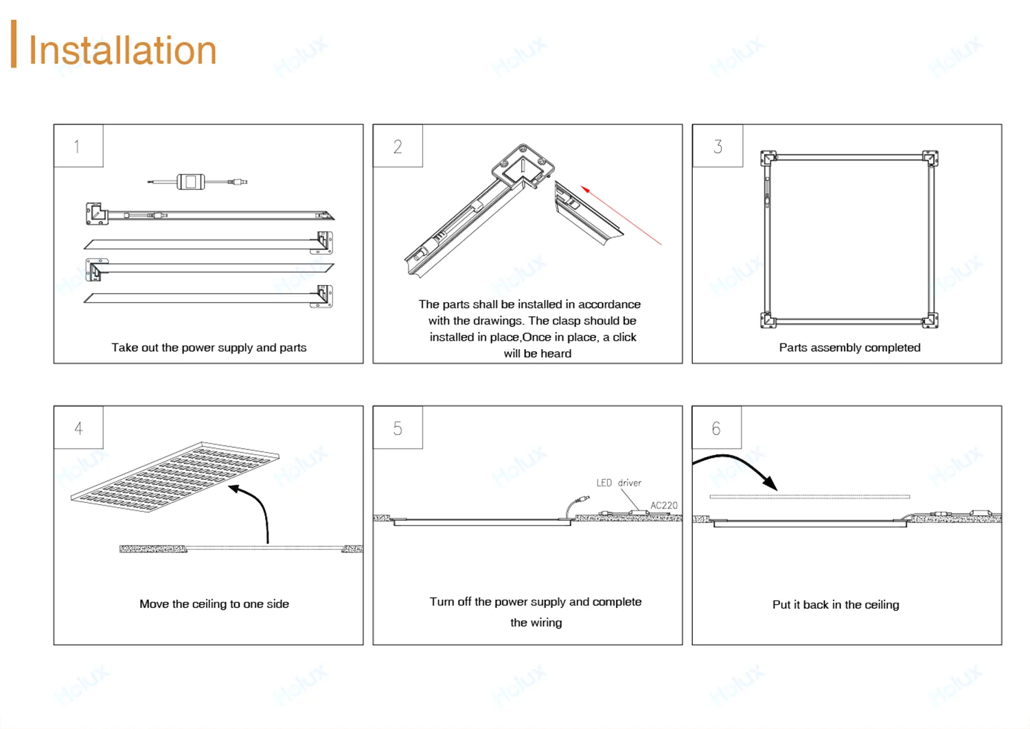 Holux LED Panel Lights - Efficient and Versatile Solutions