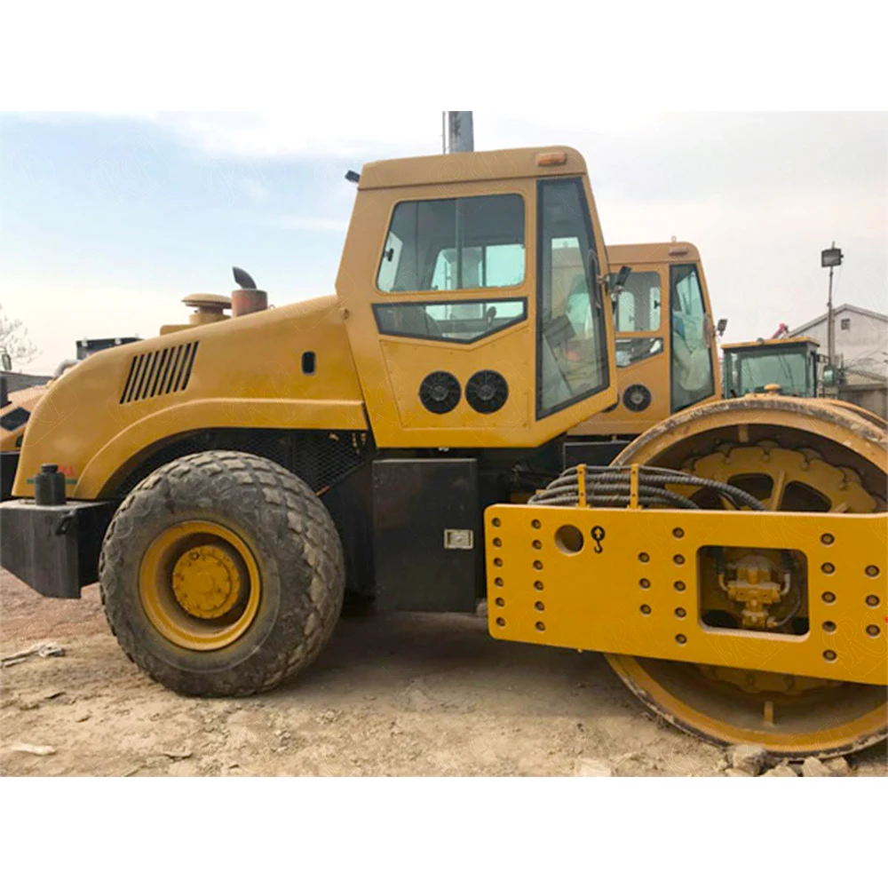 Single Drum Used Road Roller Vibratory Hydraulic Drive Compactor for ...