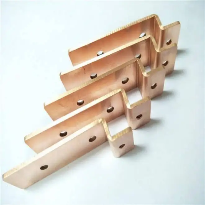 Copper Busbar Connector Bus Bar Connection Electric Connect - Buy ...