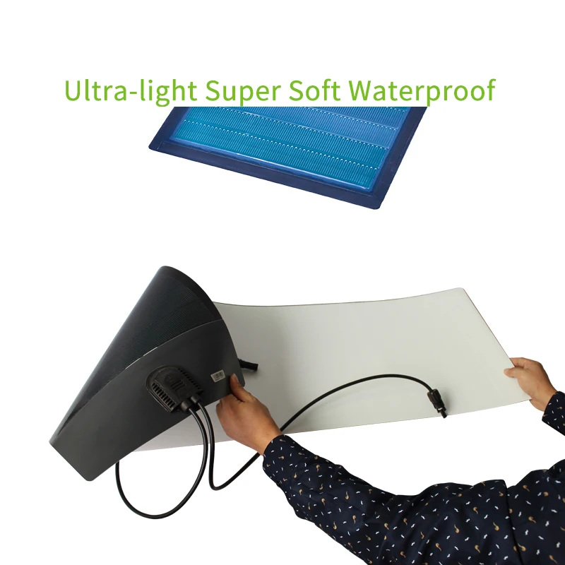 100% Flexible Solar Panels - Amorphous Silicon Thin Film