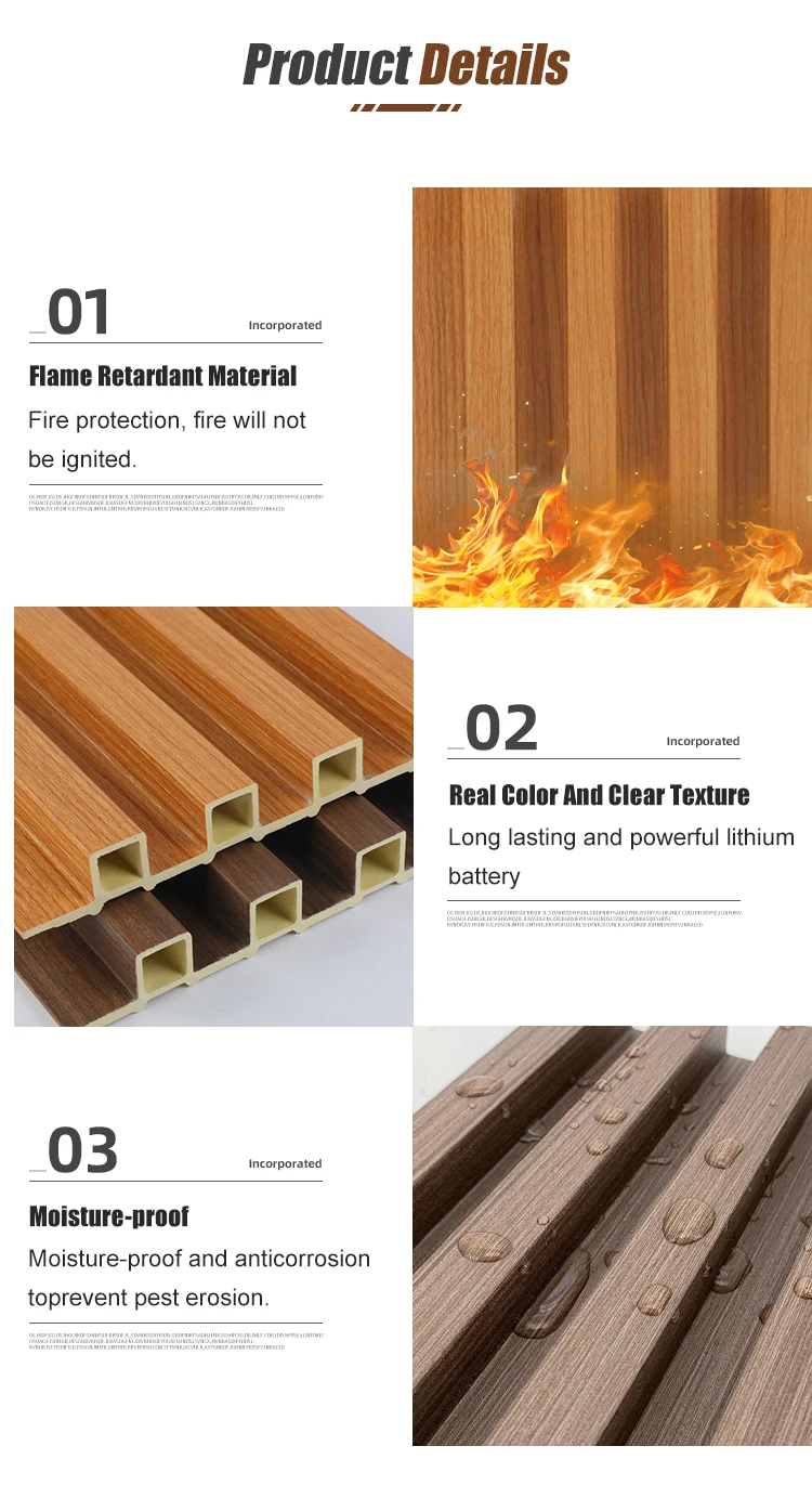 WPC Wood Alternative Panels - Ecol-Friendly Interior Decor