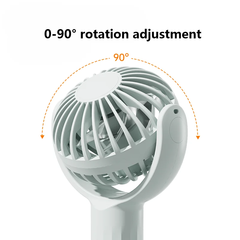 3 Speed Quiet Small Handheld Portable Electric Fan Stand Desk Usb ...