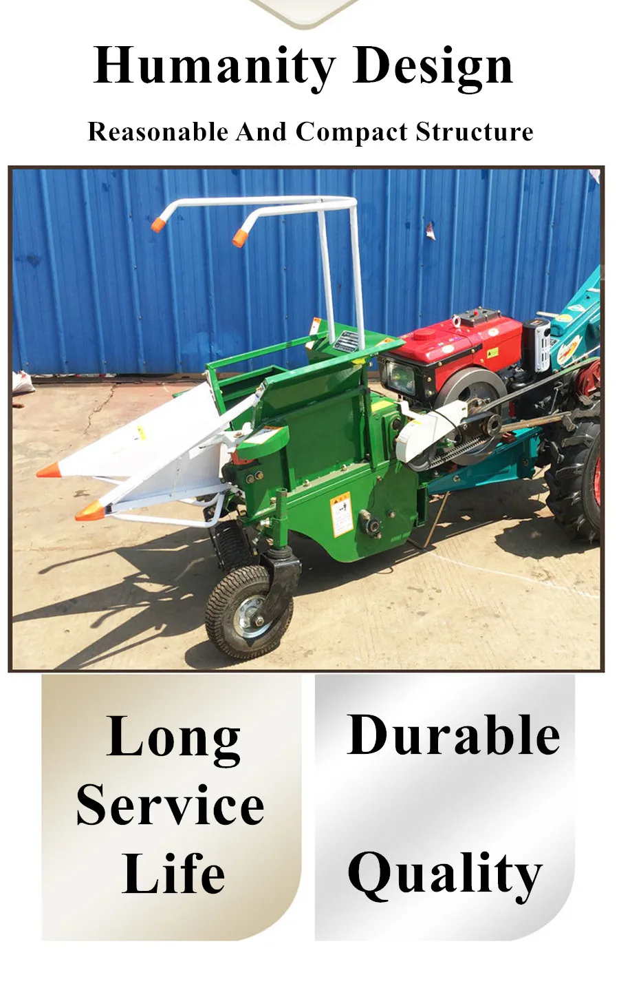 China Corn Combine Harvester Mini Combine Corn Harvester and Thresher ...