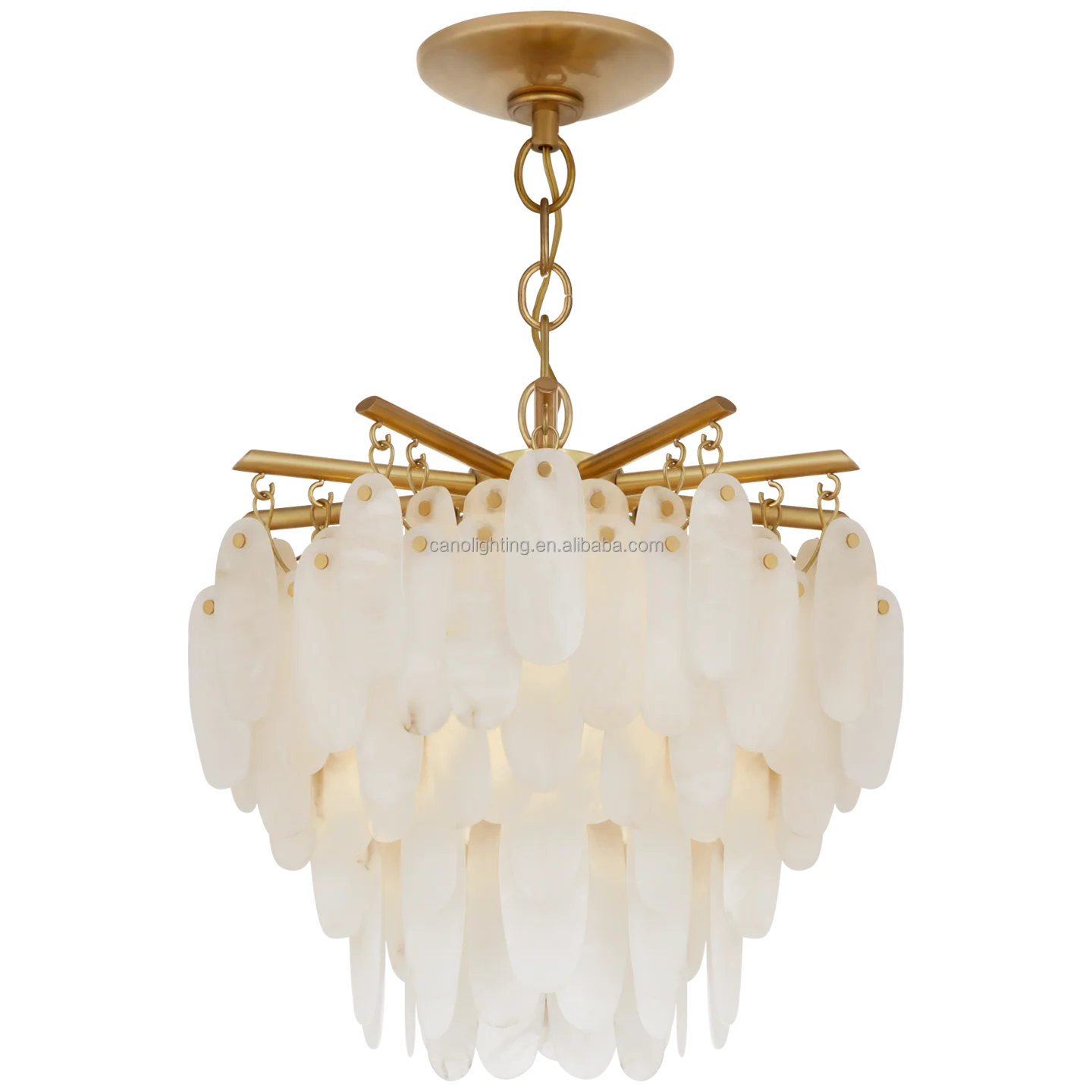 Foyer Entryway High Ceiling Modern Alabaster Waterfall Chandelier ...