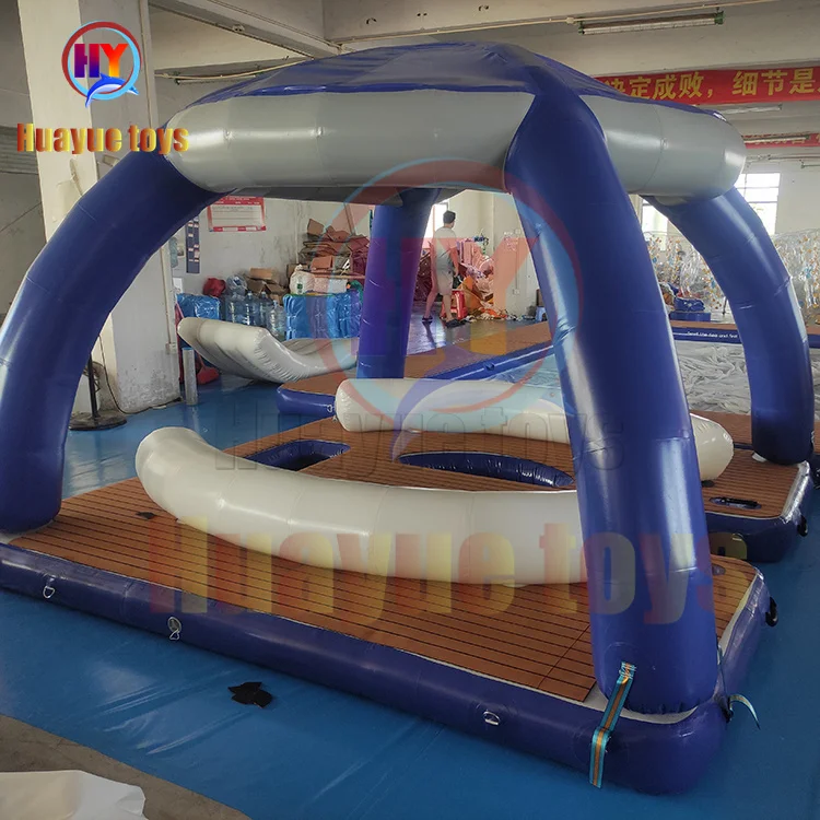 Floating Pontoon Inflatable Water Platform Jet Ski Dock Chair ...