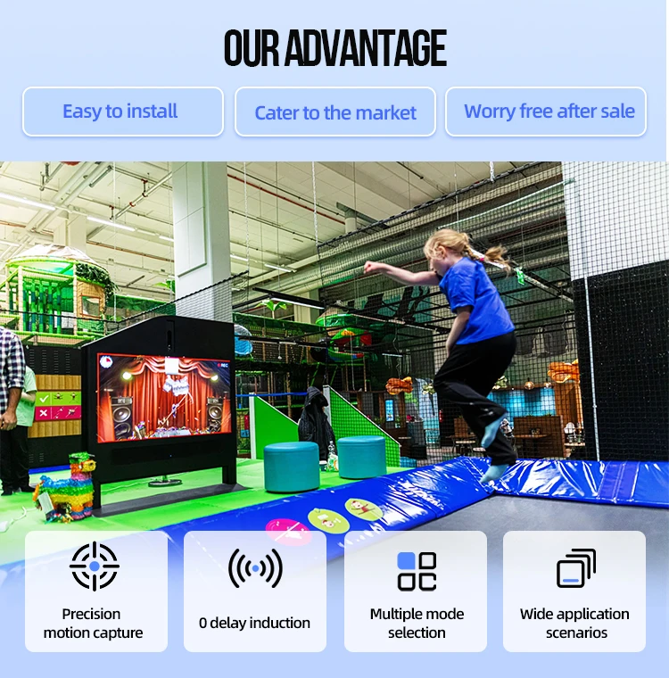 Smart Interactive Trampoline - 6 AR Games for Kids