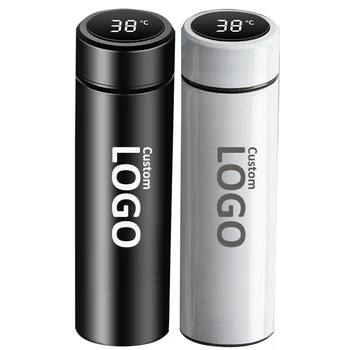 500ml Stainless Steel Smart Water Bottle with LED Temperature Display ...