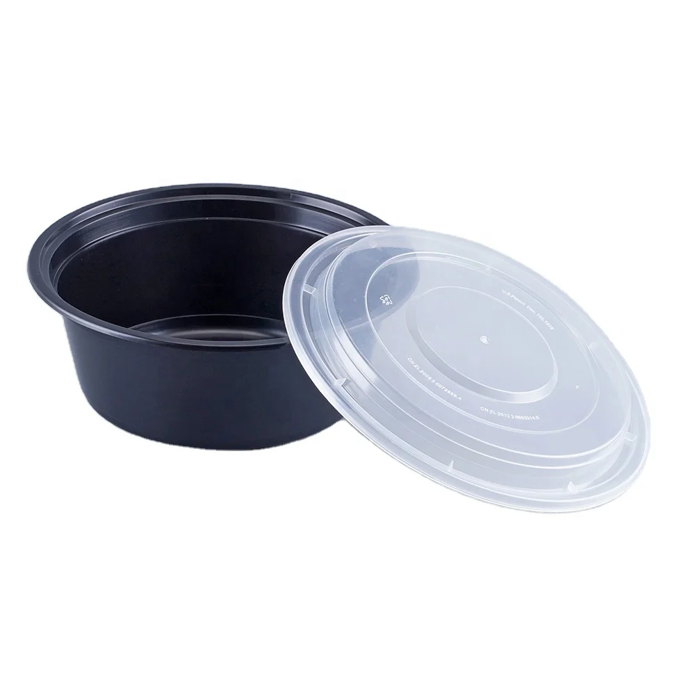 Manufactory Lr 40oz Round Food Packing Plastic Box Takeaway Boxes ...