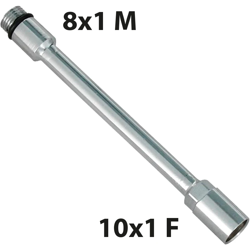 Reduced Chromed Copper Extension Tube Benders MF 8x1 M + 10x1 F cm 27 ...