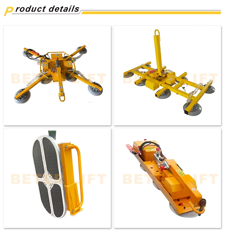 Glass Curtain Wall Installation Suction Lifter Electric 360 Degree ...