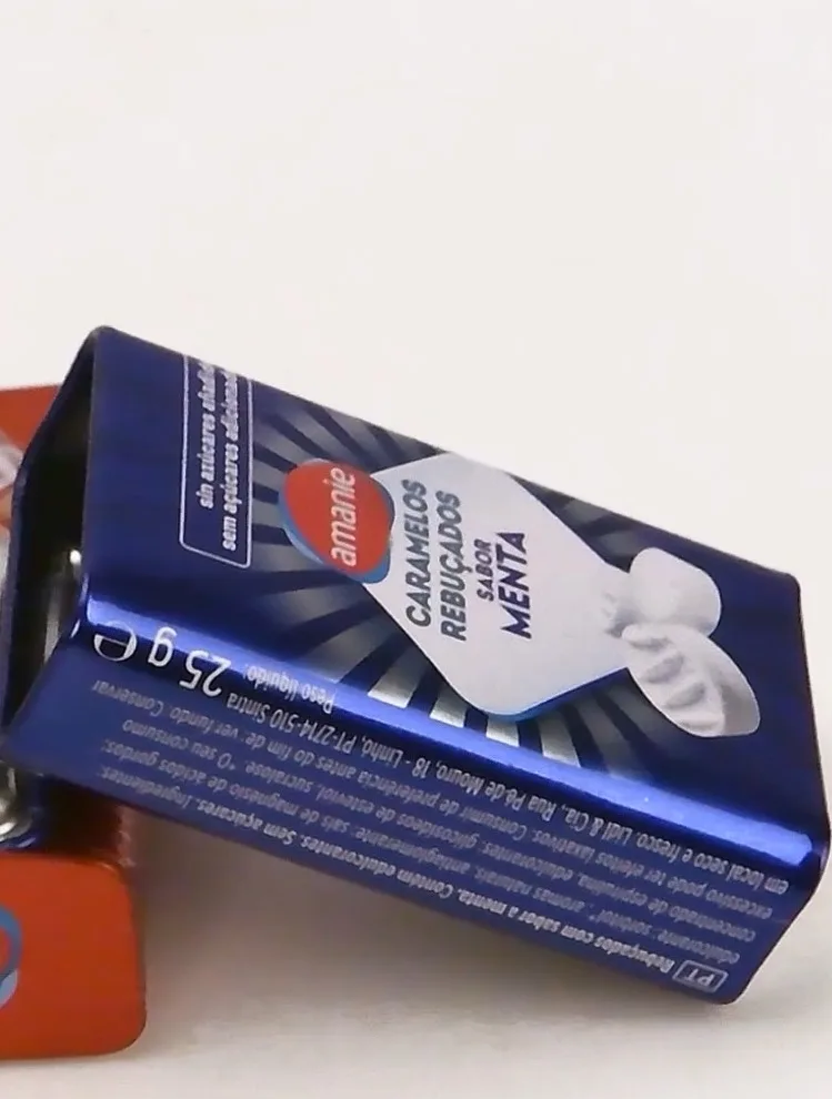 Oem Odm Factory Rectangular Chewing Gum Custom Print Tin Small Airtight ...