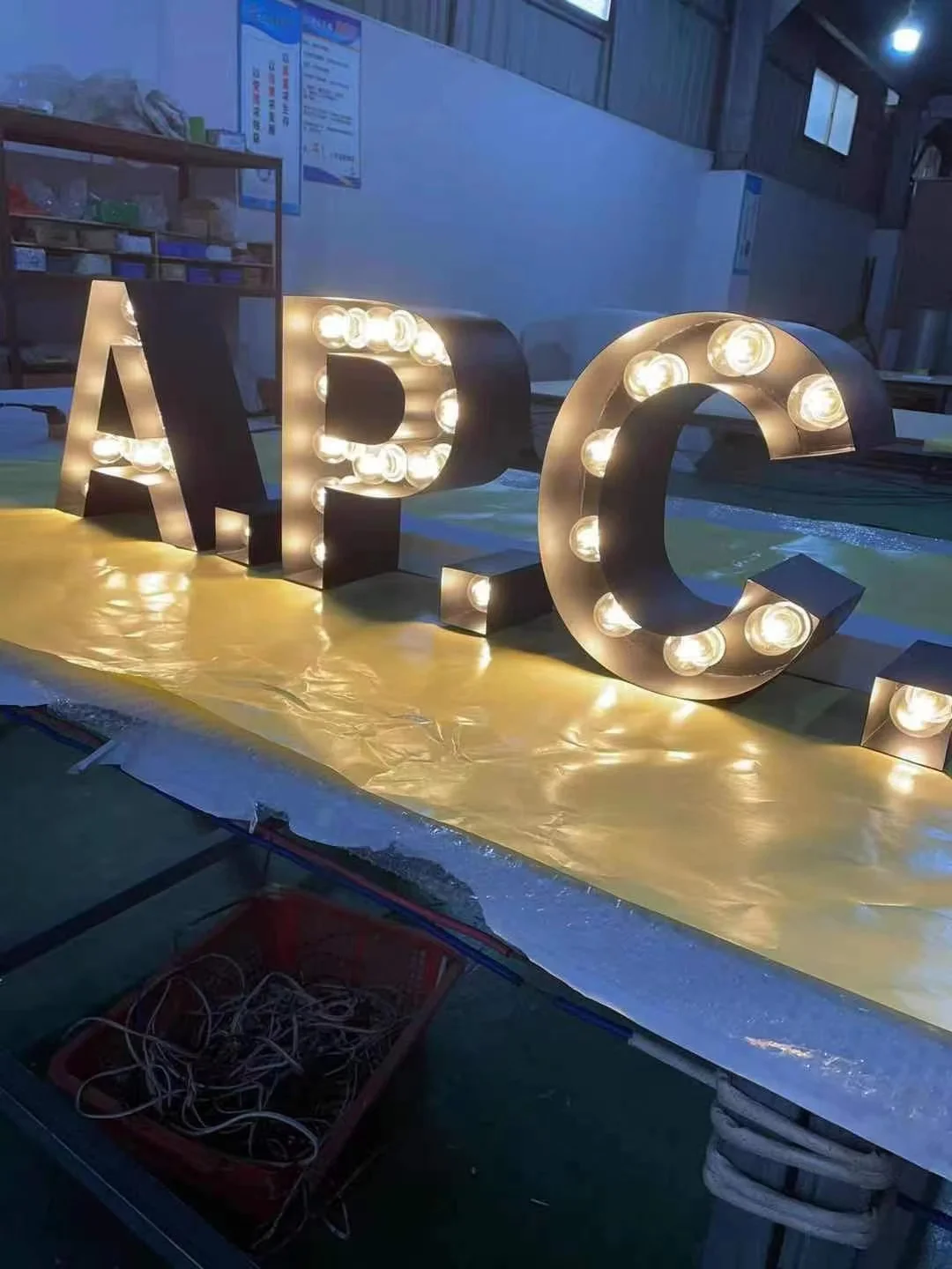 Company Introduction Letter 3d Letter Full Led Acrylic 3d Letter Sign ...