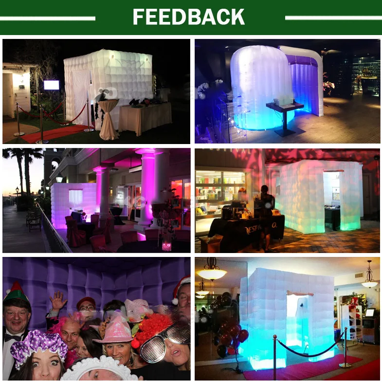 Logo Customized Inflatable Led Wedding Photo Booth Portable Photo Booth ...