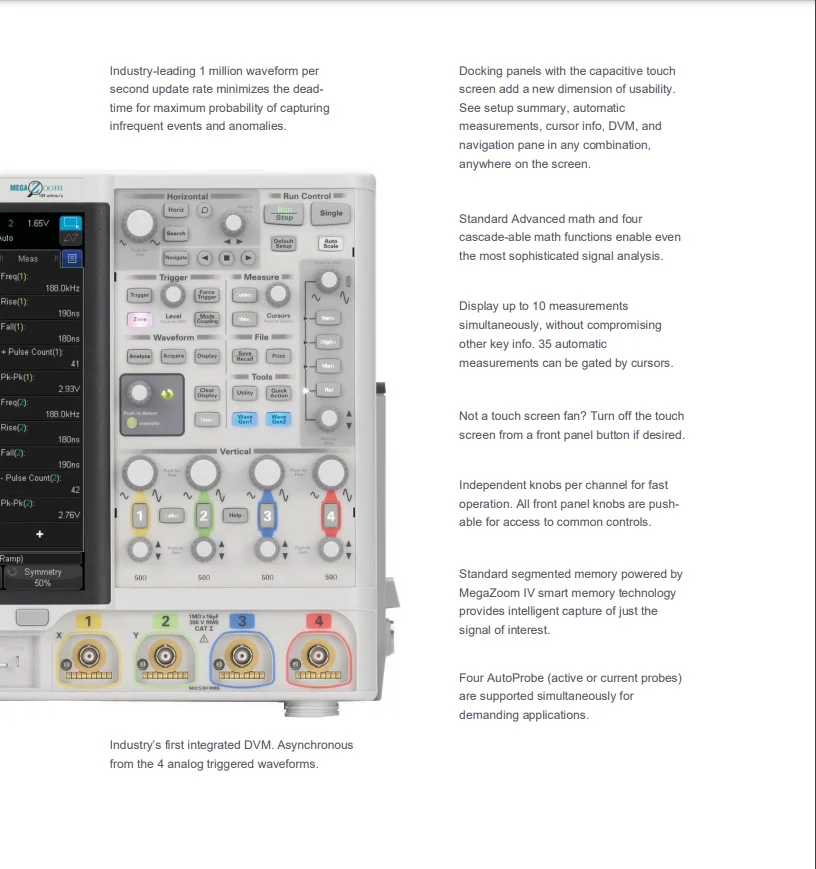 Keysight Dsox4024a Digital Storage Oscilloscope 200 Mhz 4 Analog ...