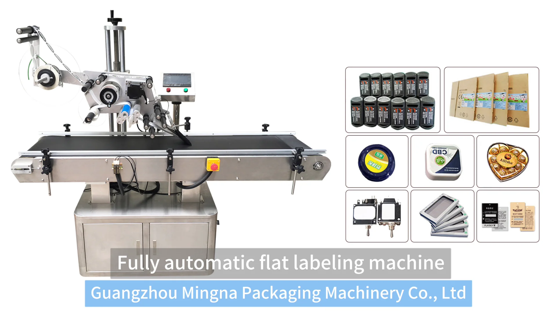 Automatic Flat Labeling Paging Machine Plane Pouch Cards Hang Tag Paper ...