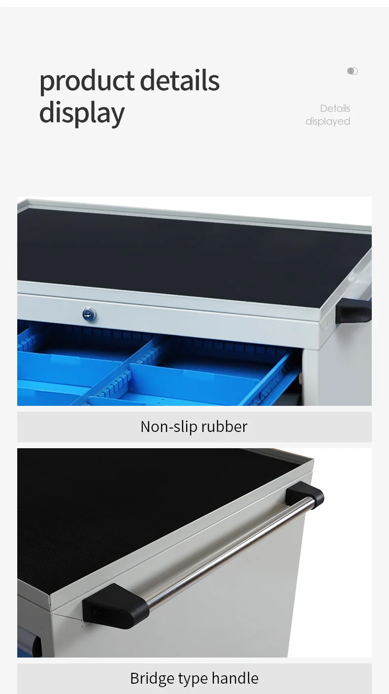 Rolling Tool Chest With Wheels Work Bench Tool Cabinet Workshop ...