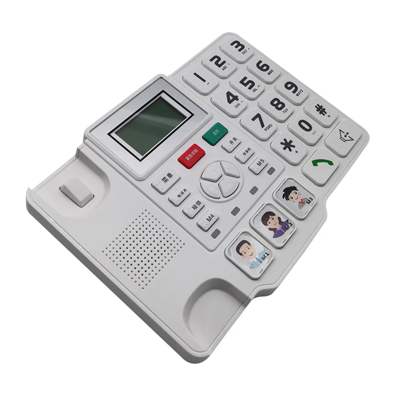 Big Keyboard 4G Fixed Wireless Phone for Seniors - SOS Button