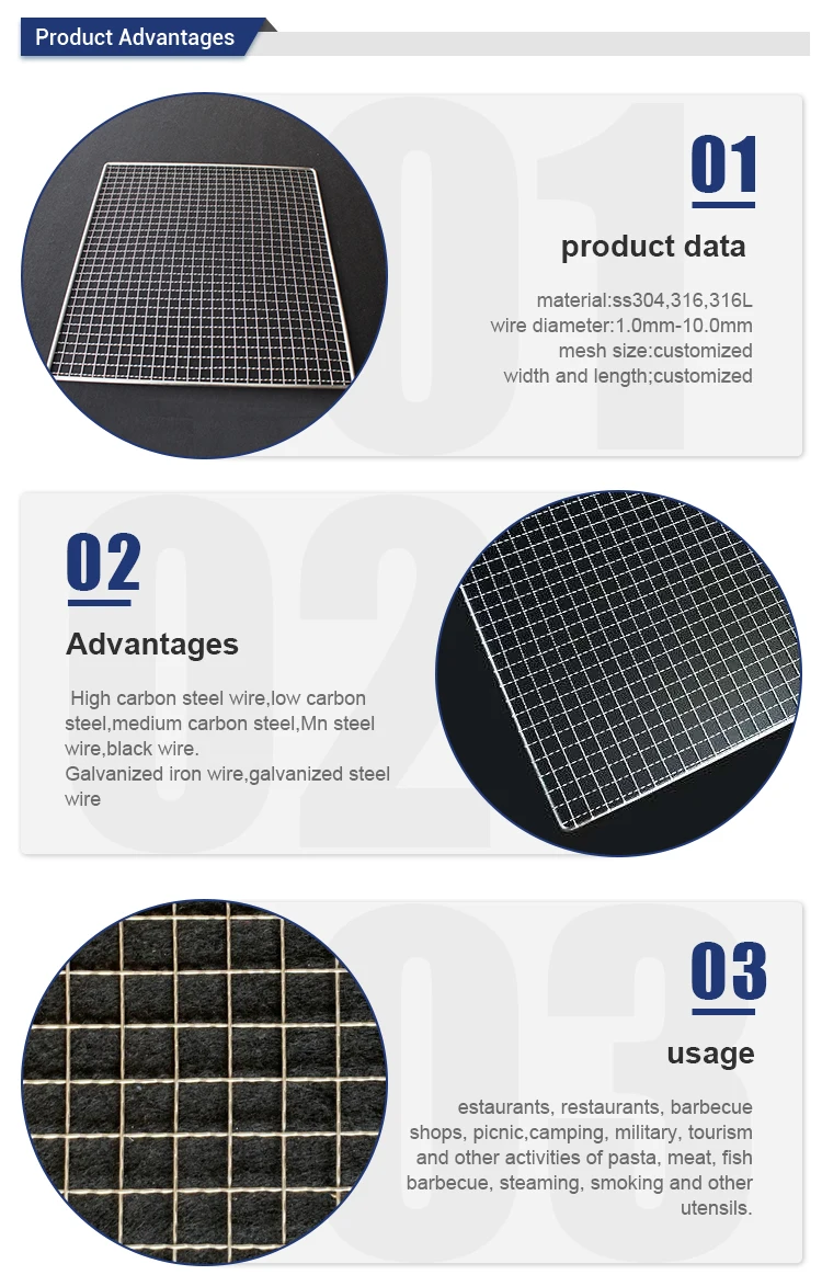 Barbecue Net Bbq Grill Wire Mesh With Handle - Buy Grill Mesh barbecue ...