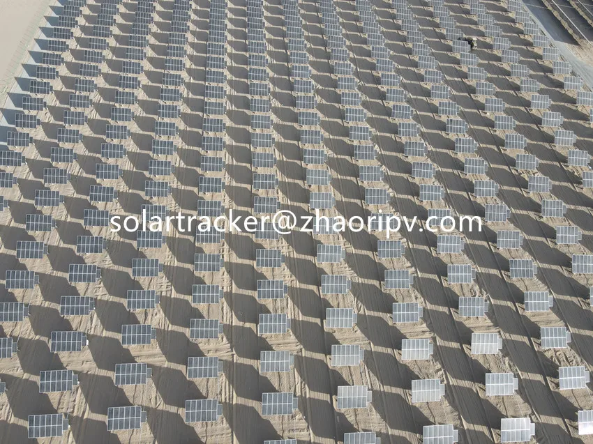 Inclined Single Axis PV Tracker System - Sun Power Tracker