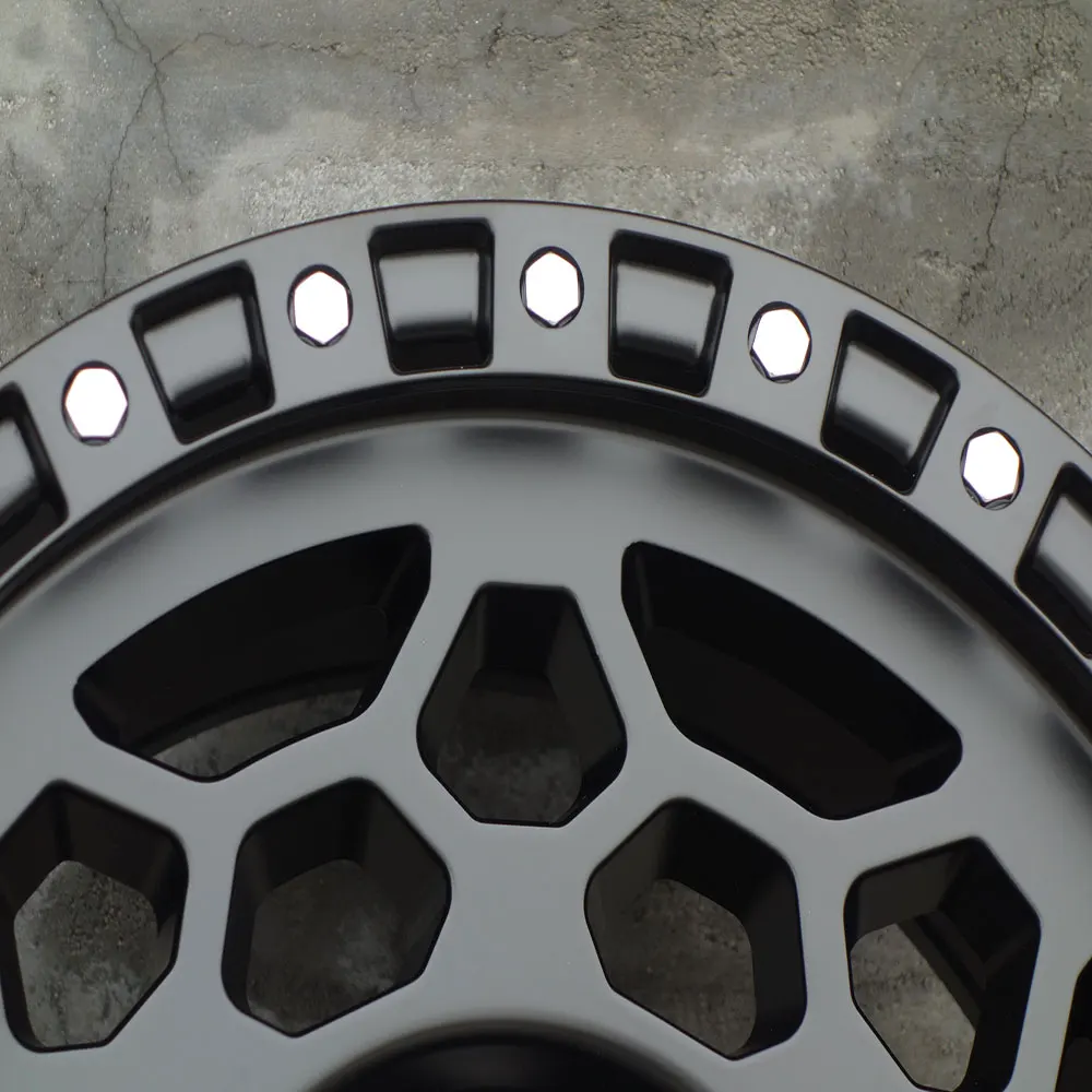 2024 Wheels 17" Wheels 5x150/127/139.7 Matte Black Electroplated Rivet ...