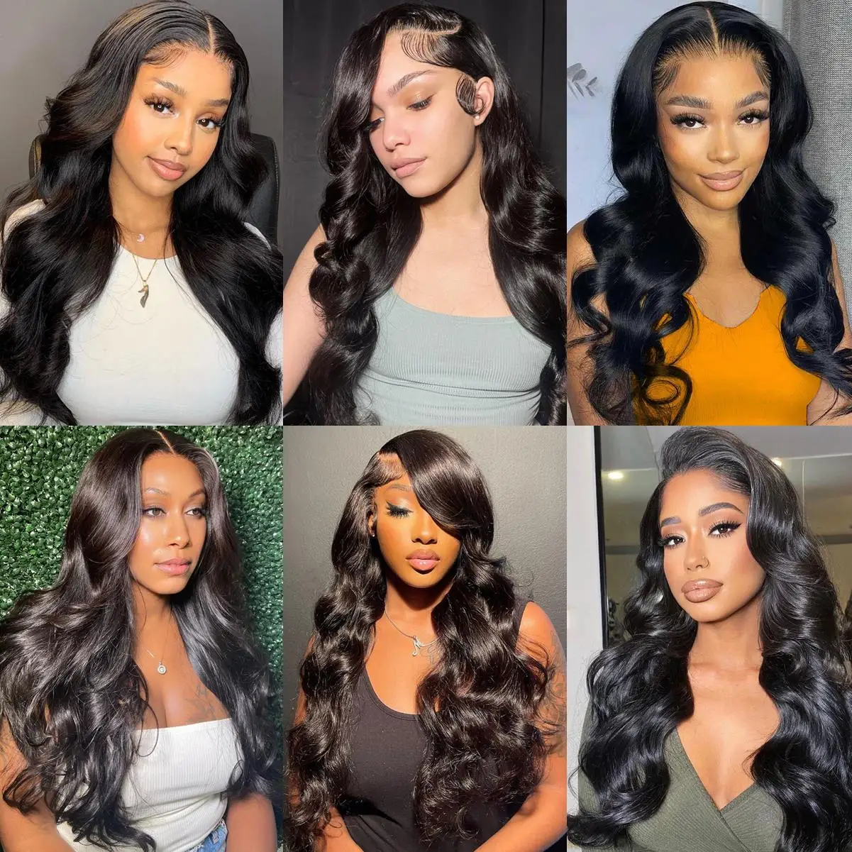 34 Inch Body Wave Lace Frontal Wigs Raw Indian Virgin 360 Full Lace ...