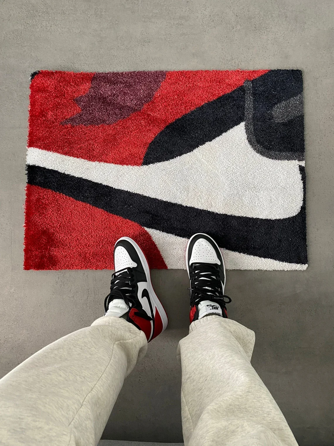 Basketball Shoes Rug Air Jordans Sneaker Dunk Osaka Rugs Modern Popular ...