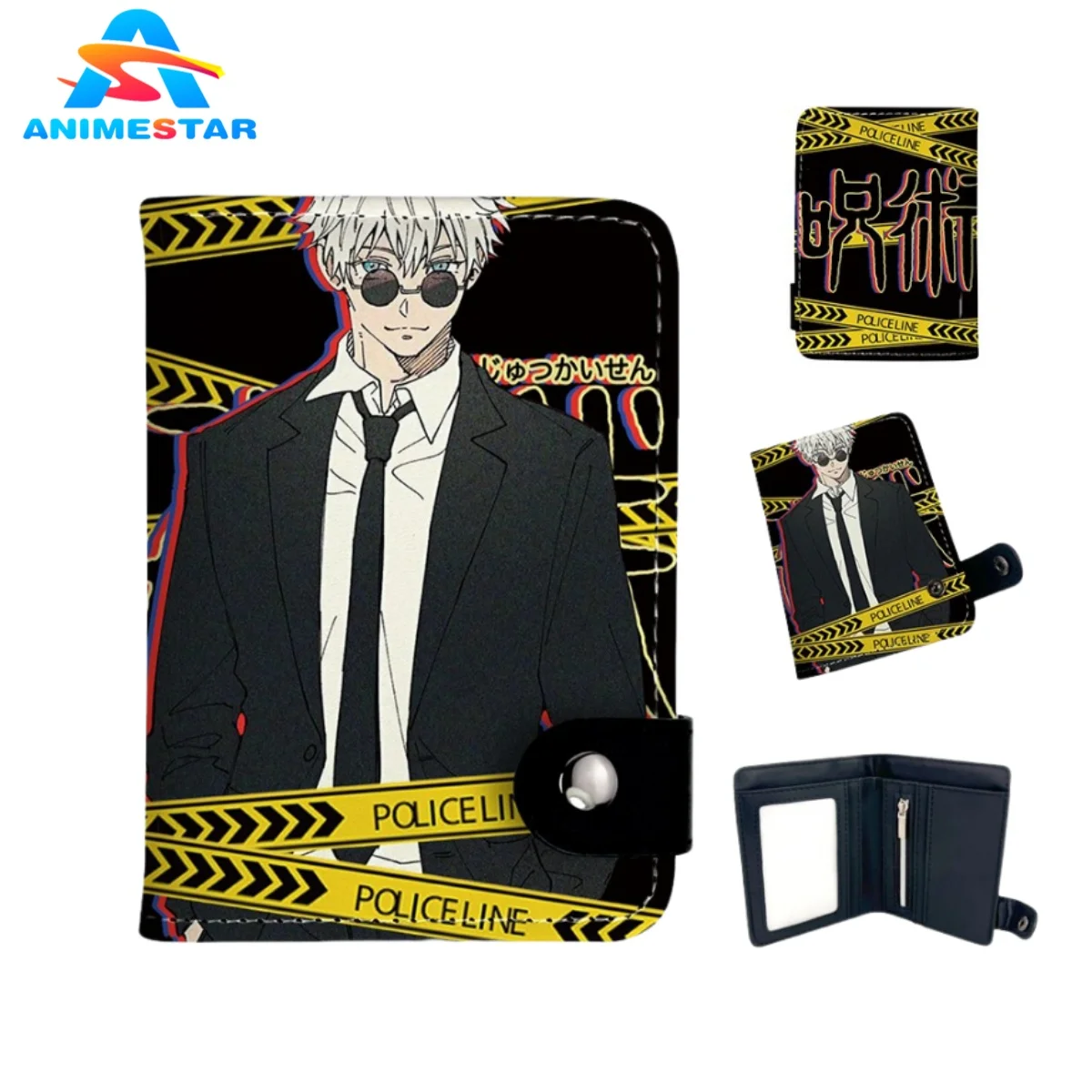 Different Styles Anime Jujutsu kaisen Gojo Satoru Yuji Wallets Cosplay ...