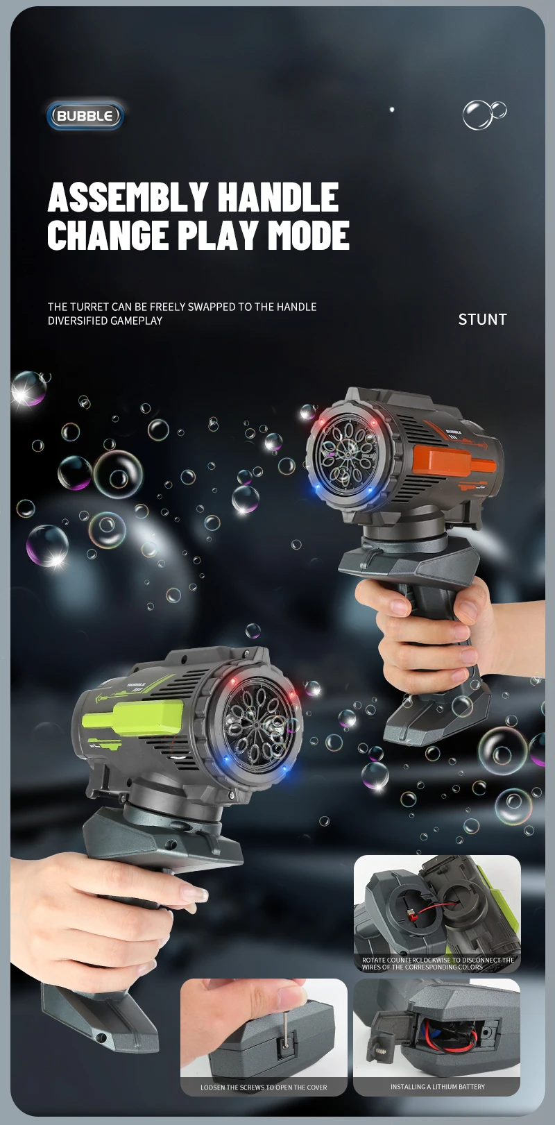 2.4G Remote Control Bubble Stunt RC Car - Fun for All Ages