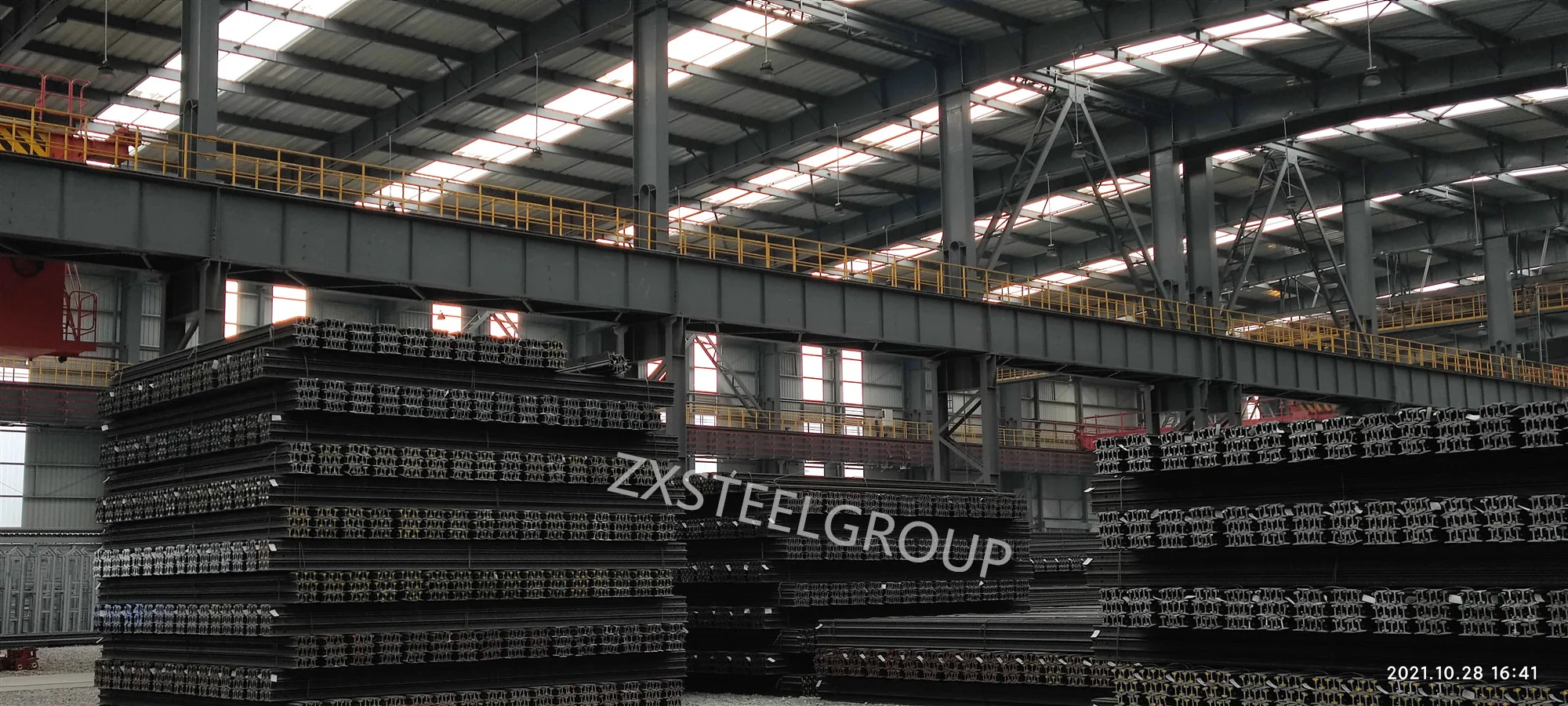 DIN 5901 18kg/m Steel Rail Track S18 Rail 55Q Grade 6m