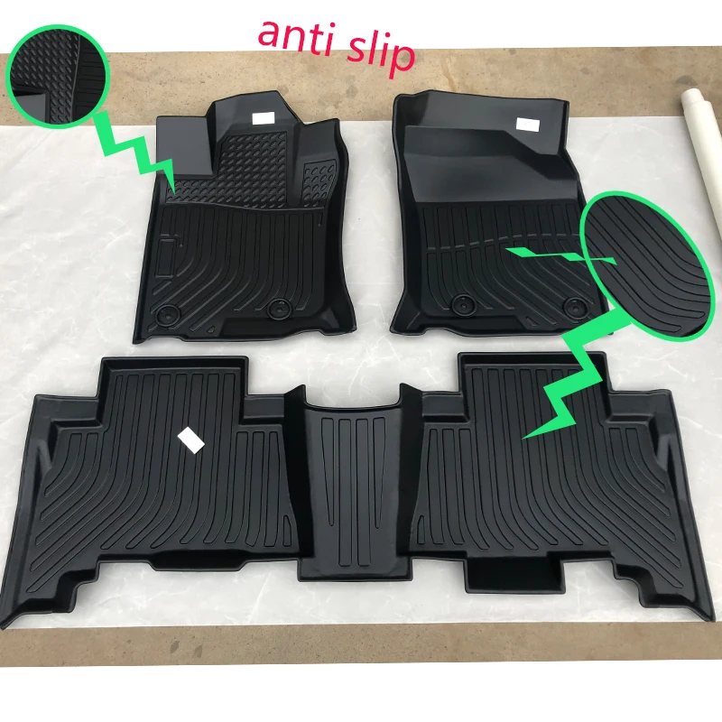 Custom Fit 3d All Weather Tpe Car Floor Mats Car Carpets For Nissan ...