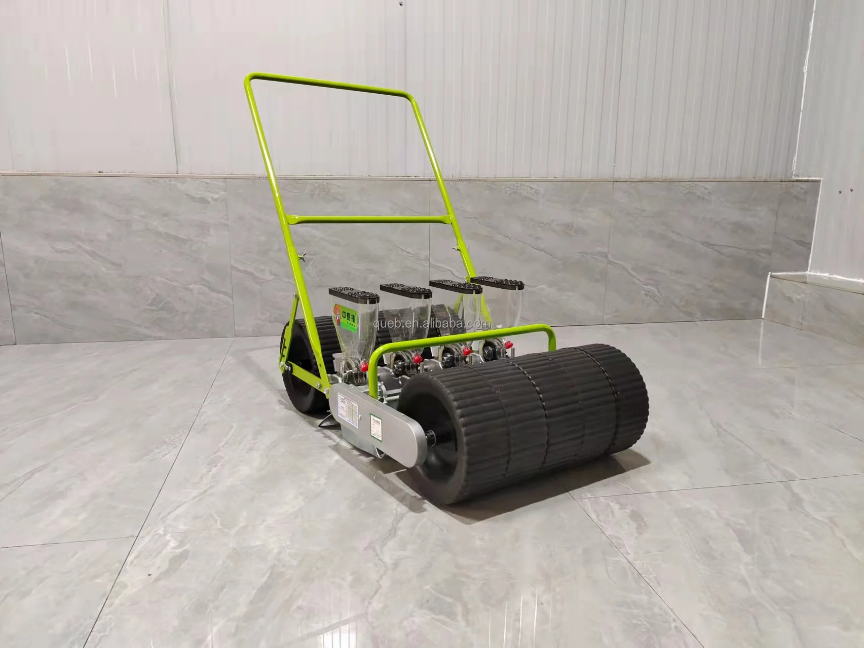 Manual Hand Push Bean Seeder - Mini Tractor Drive Vegetable Seed ...