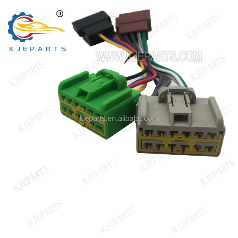 Auto 8pin Female Connector To 12pin Male Adapter Cable Complete Iso ...