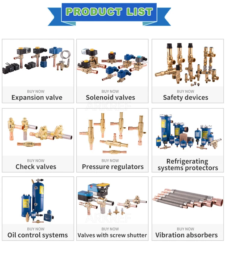 Castel Threaded Safety Valves - Reliable Refrigeration Parts