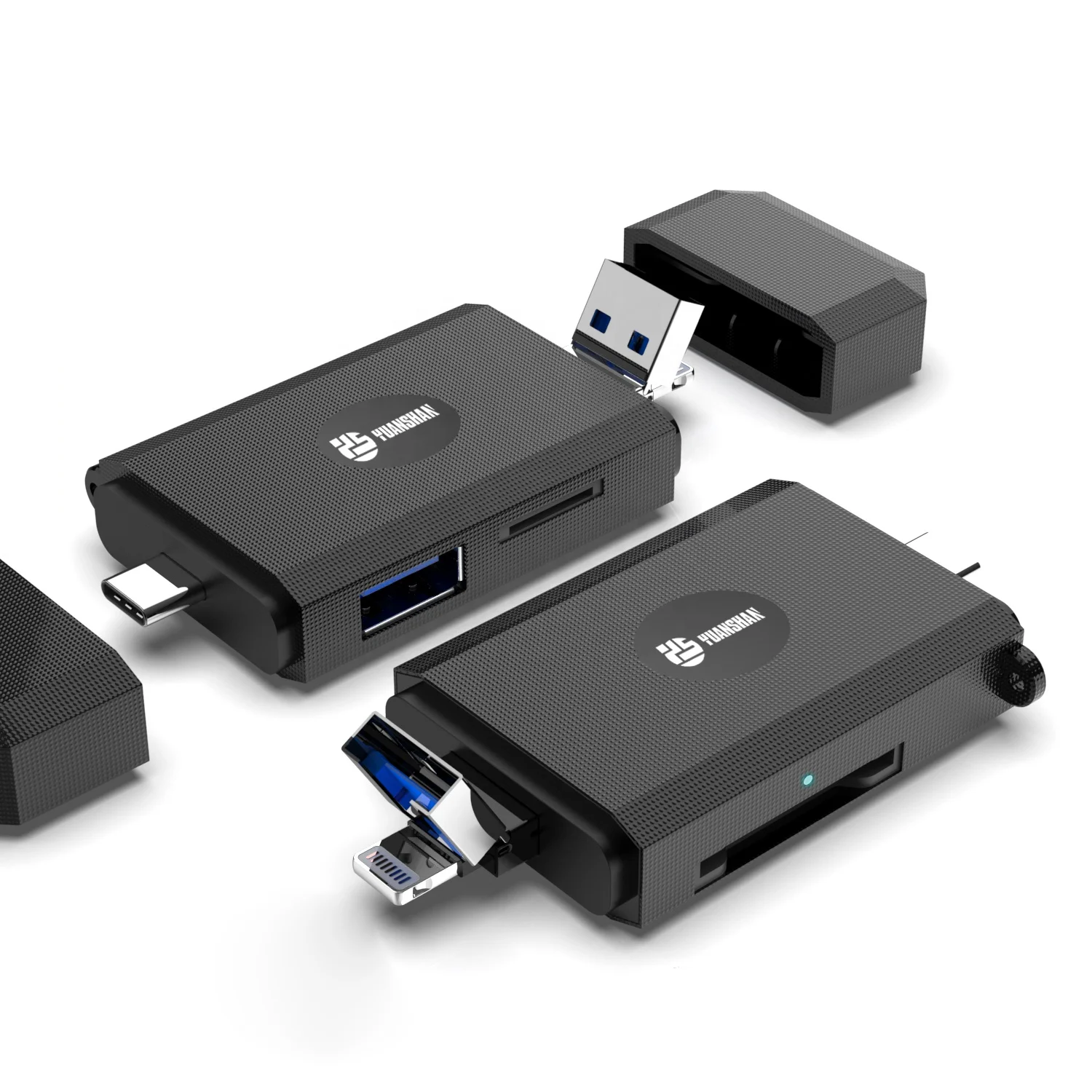 New Design 3-in-1 Multi-fucction Card Reader Compatible with Laptop ...