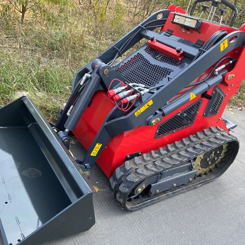 CE EPA Wheel Tracked Mini Loaders Mini Skid Steer Loader Attachments ...