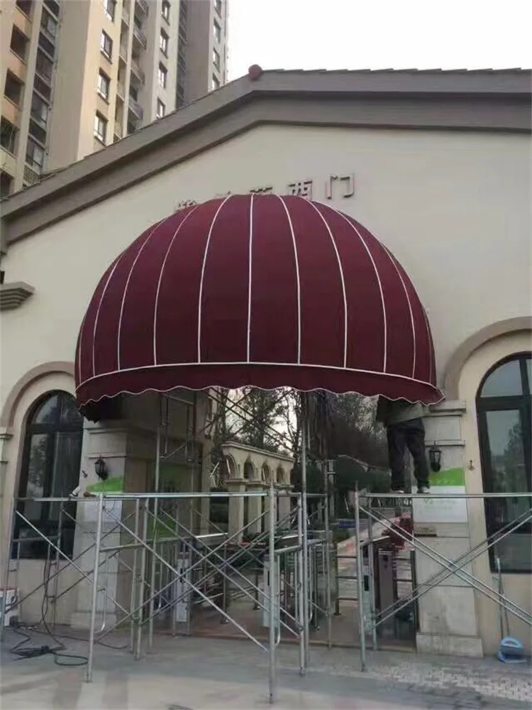 French Shed Store Front Awning Watermelon Awning Semi-circular Arc ...