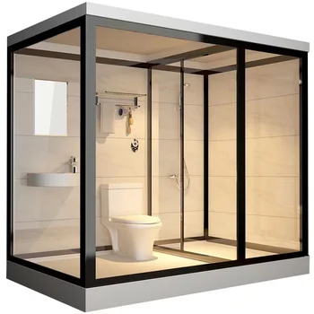 Modular Bathroom All-in-one Shower Room Integrated Shower Enclosure ...