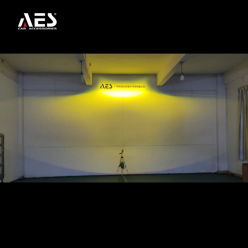 AES 3.0 Q8 Triple Color Foglamp - High Power Bi-Led Projector
