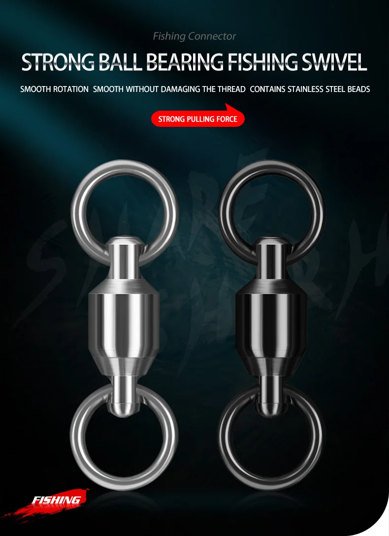 Strong Ball Bearing Fishing Swivel - Durable & Versatile