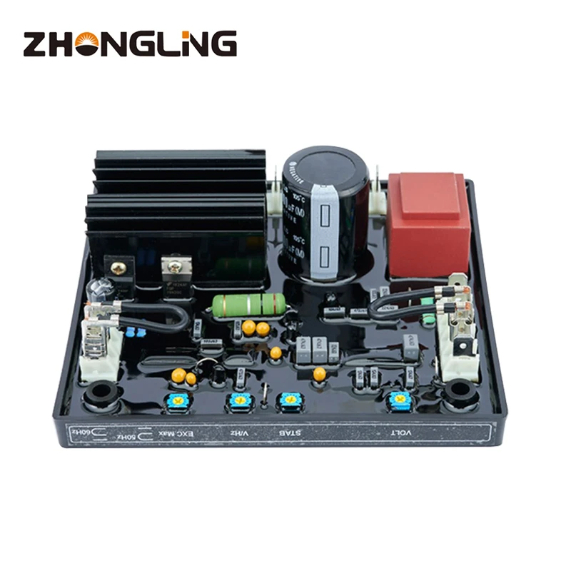 Brushless Avr Generator Circuit Diagram Voltage Regulator R438 Regulating Plate Avr With Load ...