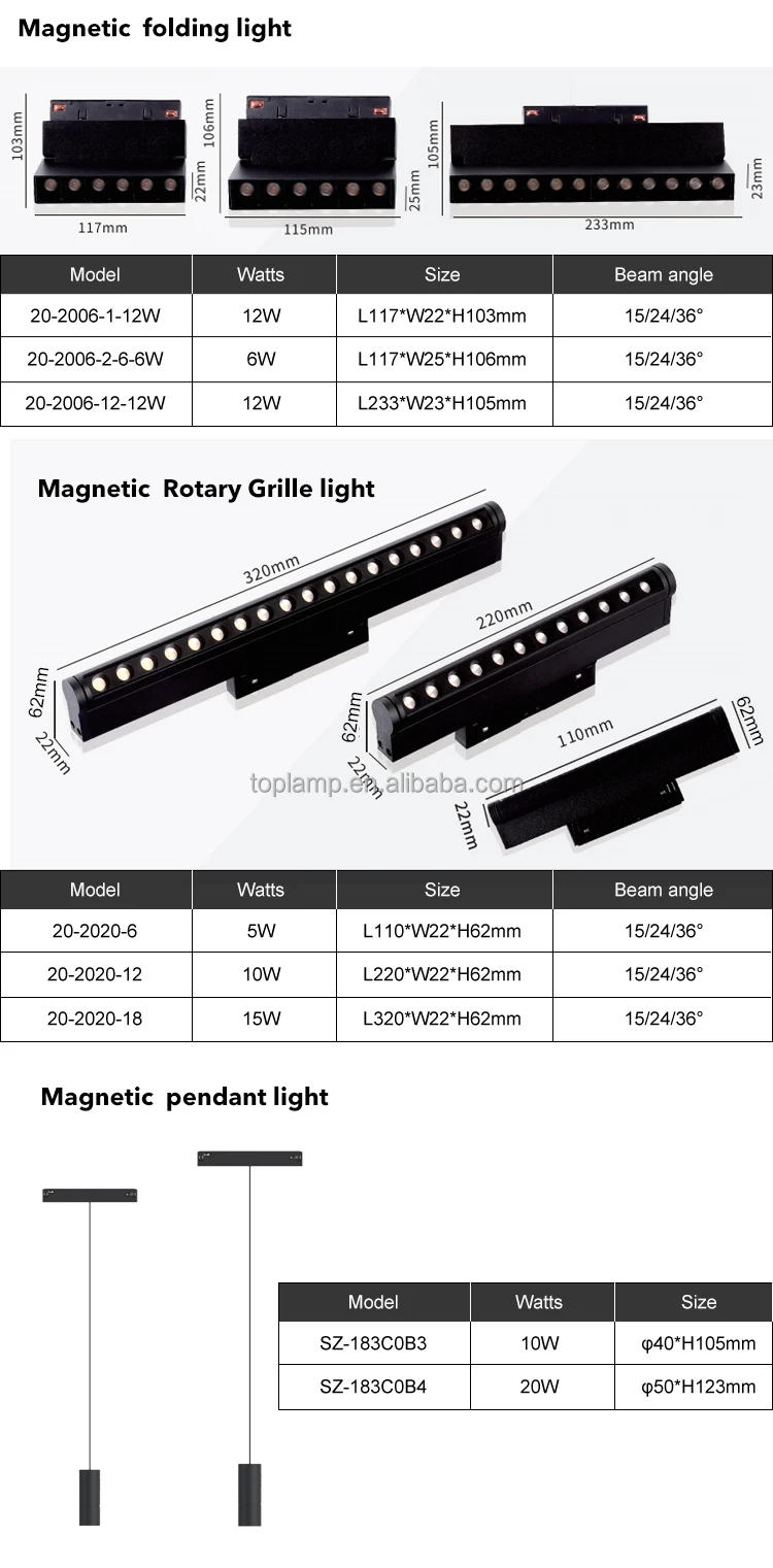 Modern Recessed Magnetic Track Lights Design Led Lamp Rail Ceiling ...