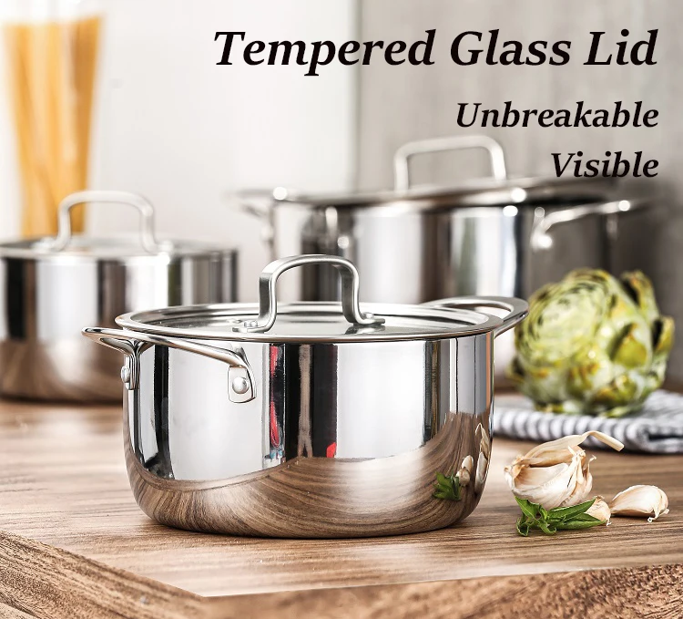 Superior Kitchenware - Triply Stainless Steel Cookware Set