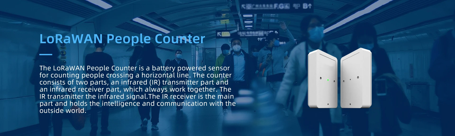Bidirectional Lorawan Visitor Presence Counter Using Sensor