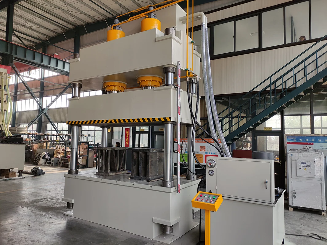 300 Tons Manhole Cover Forming Hydraulic Press Machine Double Press ...