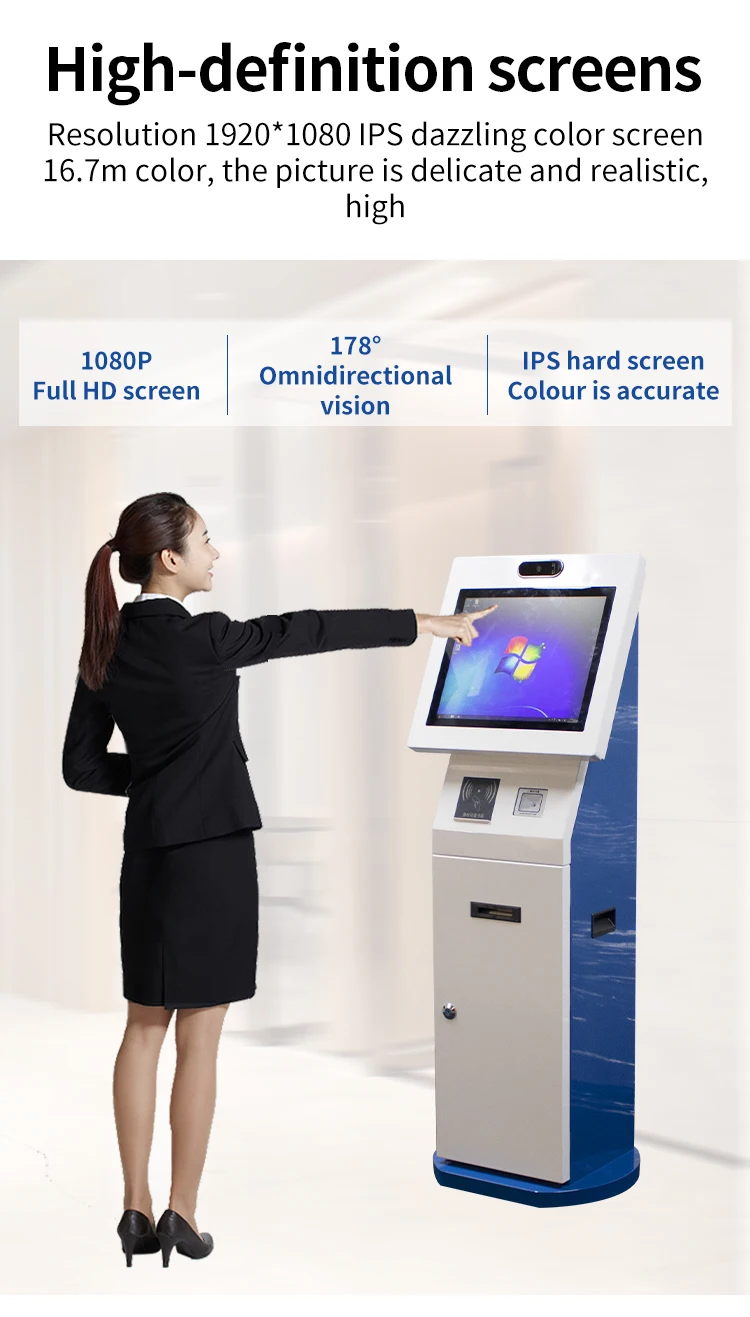 Concert Queue Ticket Vending Machine With Qr Scanner Nfc Camera Self ...