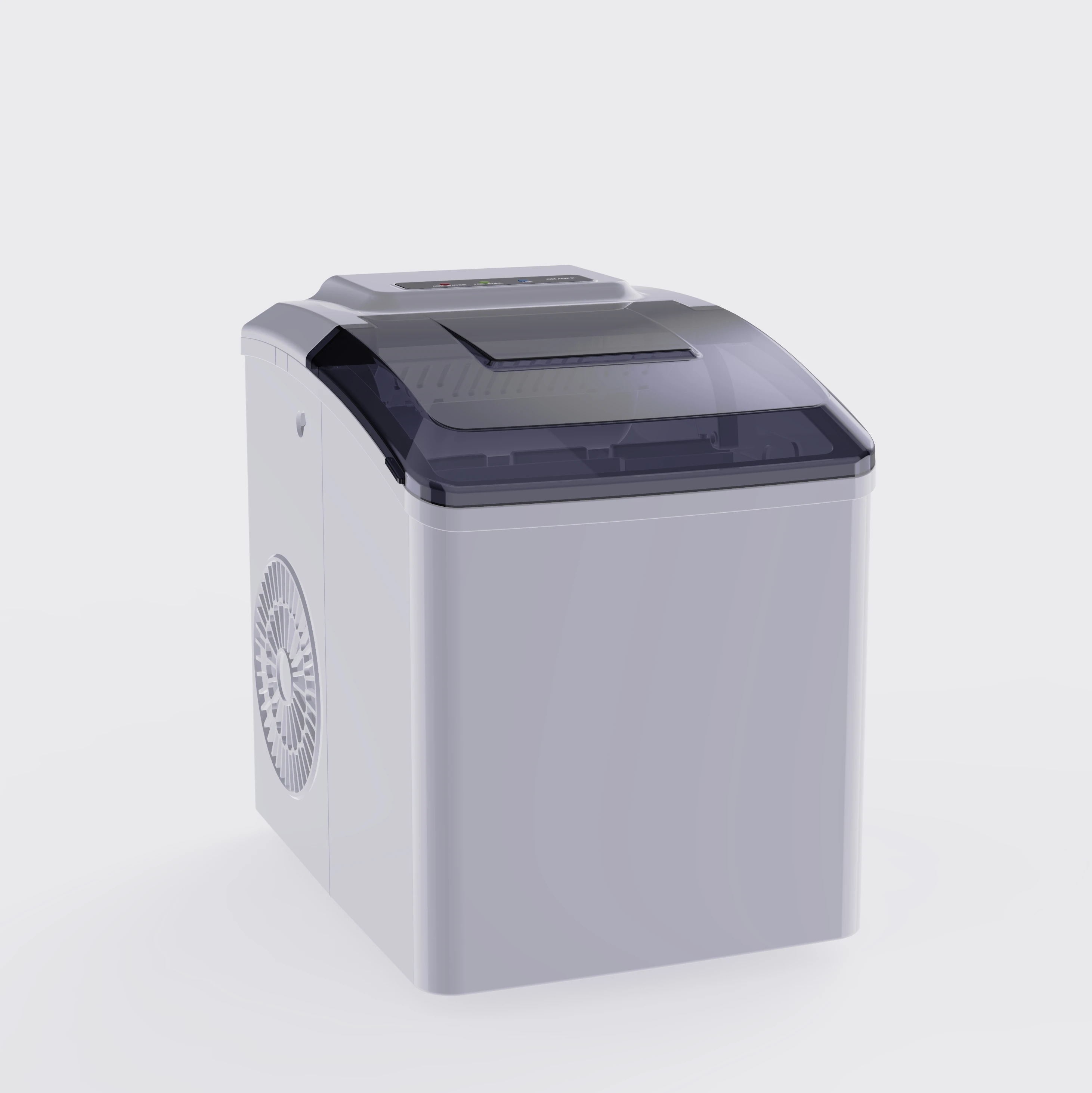 12kgs/24h Bench Top Home Ice Maker with Handle and Stainless Steel ...